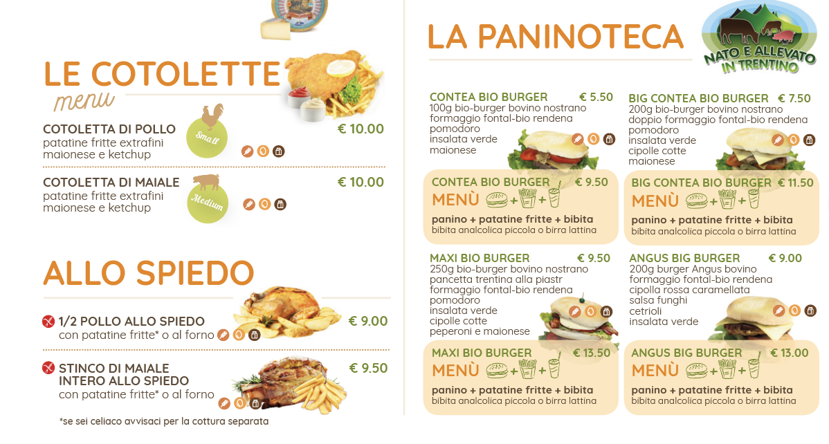 Il nostro Menu, la tua scelta, La Contea